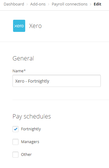 Xero Add On Ento Help