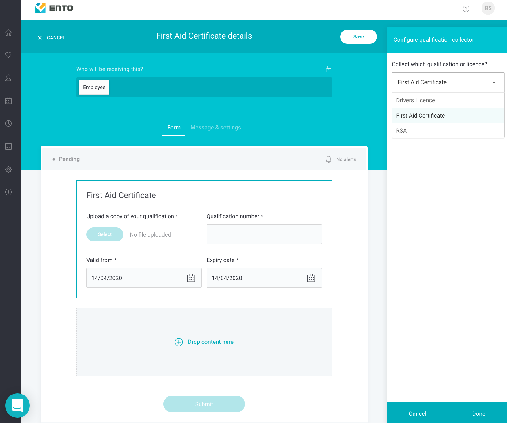 Workflow Templates: Stages & Milestones – Ento Help